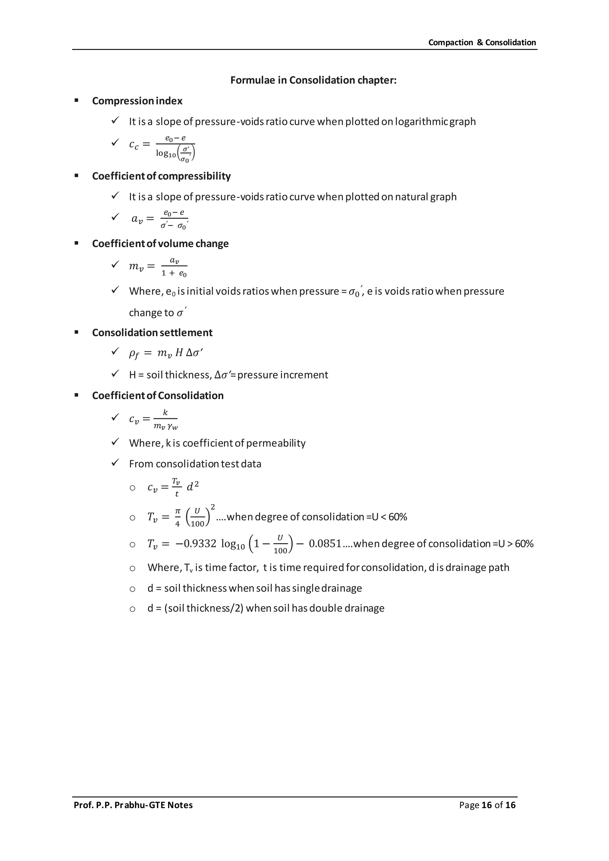 Chapter 3 compaction and consolidation | DOCX