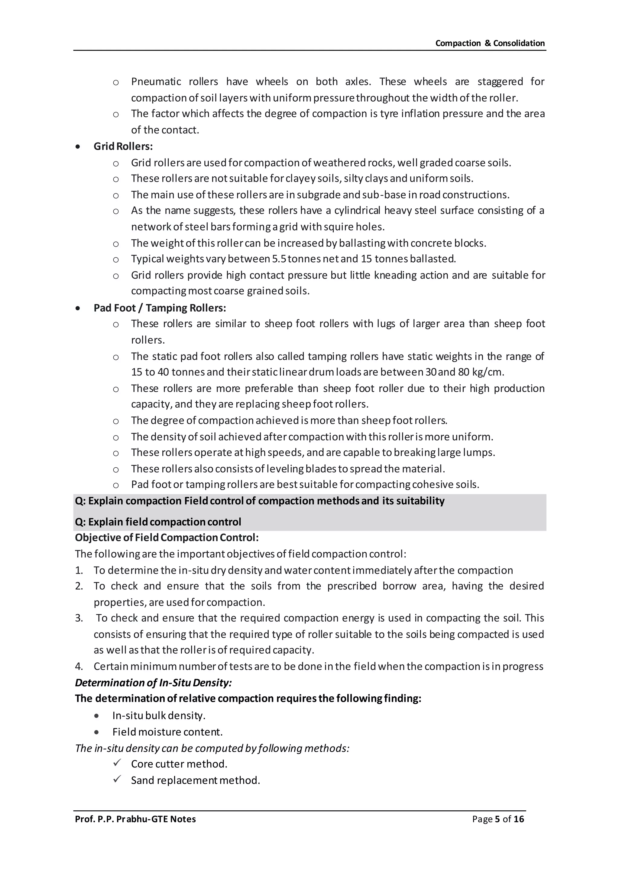 Chapter 3 compaction and consolidation | DOCX