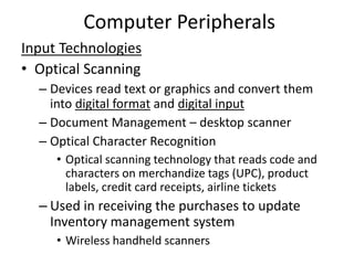 Chapter 3 computer hardware | PPTX