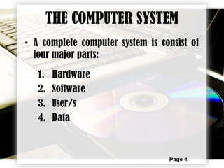 COMPUTER SYSTEM | PPT