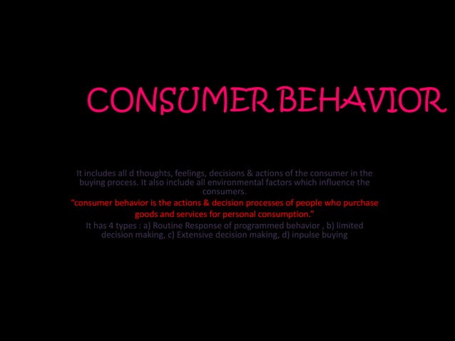 Chapter 3 . consumer behavior | PPT