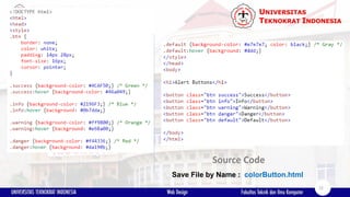 Chapter 3 CSS - Latihan | PDF