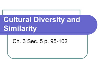 Chapter 3 - Culture | PPT