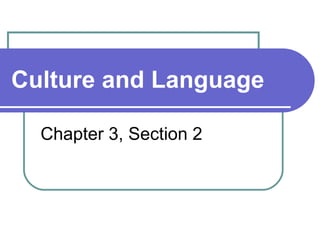 Chapter 3 - Culture | PPT