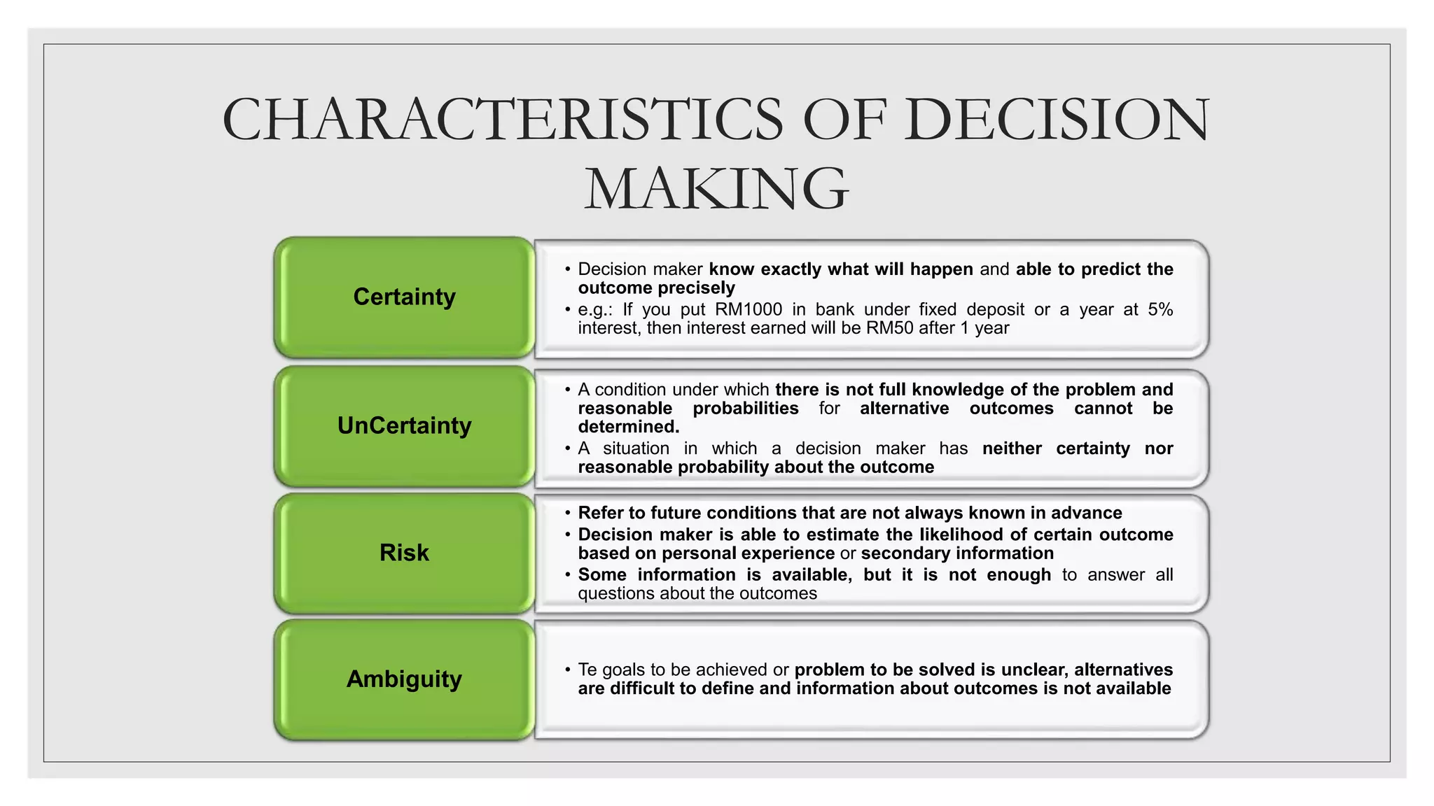 Chapter 3 decision making (3) | PPT