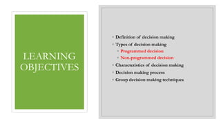 Chapter 3 decision making (3) | PPT