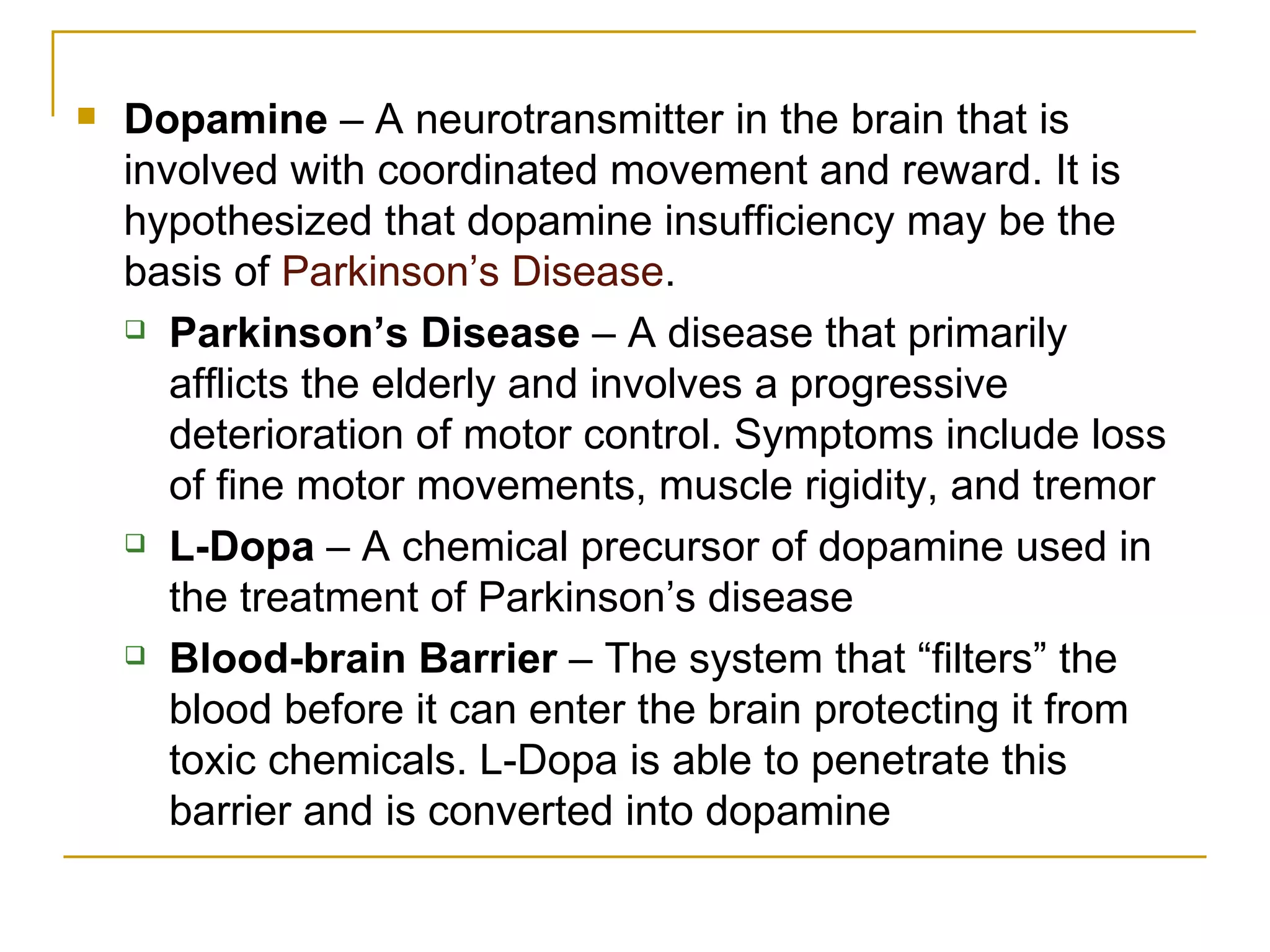 Chapter 3 Drugs And The Nervous System | PPT