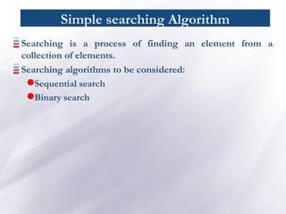 Chapter 3 - Elementary Searching and Sorting Algorithms.ppt