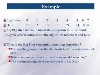 Chapter 3 - Elementary Searching and Sorting Algorithms.ppt