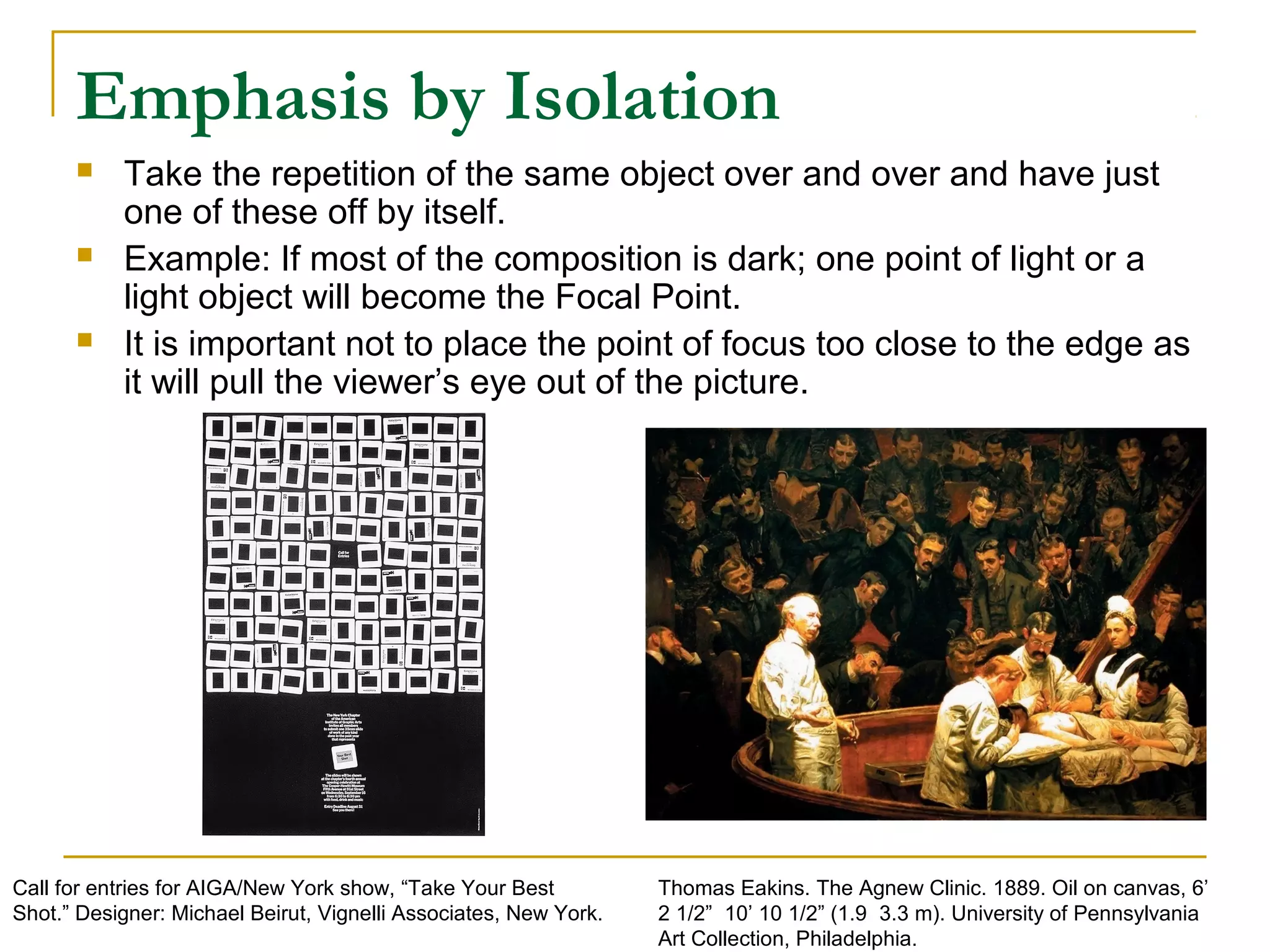Chapter 3 emphasis and focal point | PPT