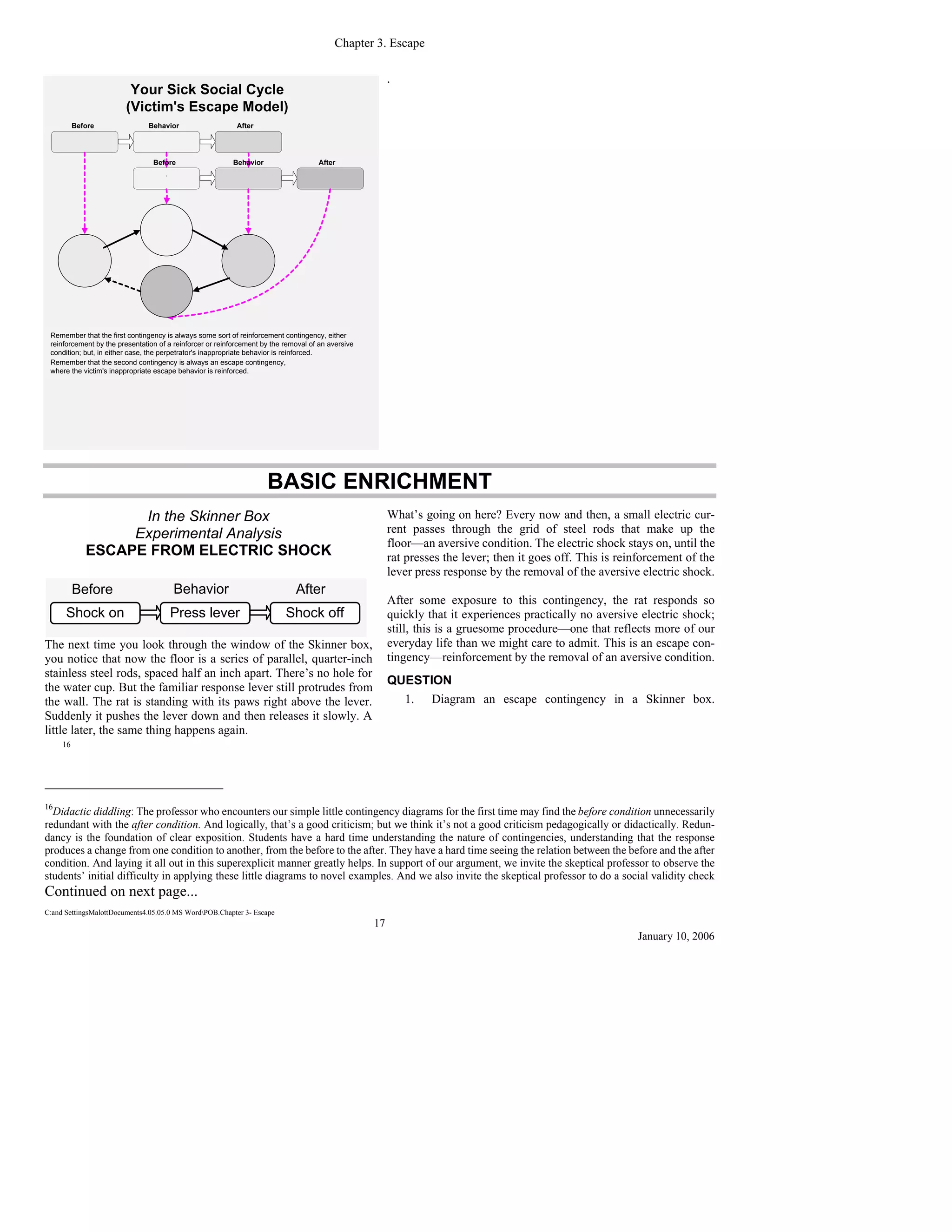 Chapter 3: Escape | PDF