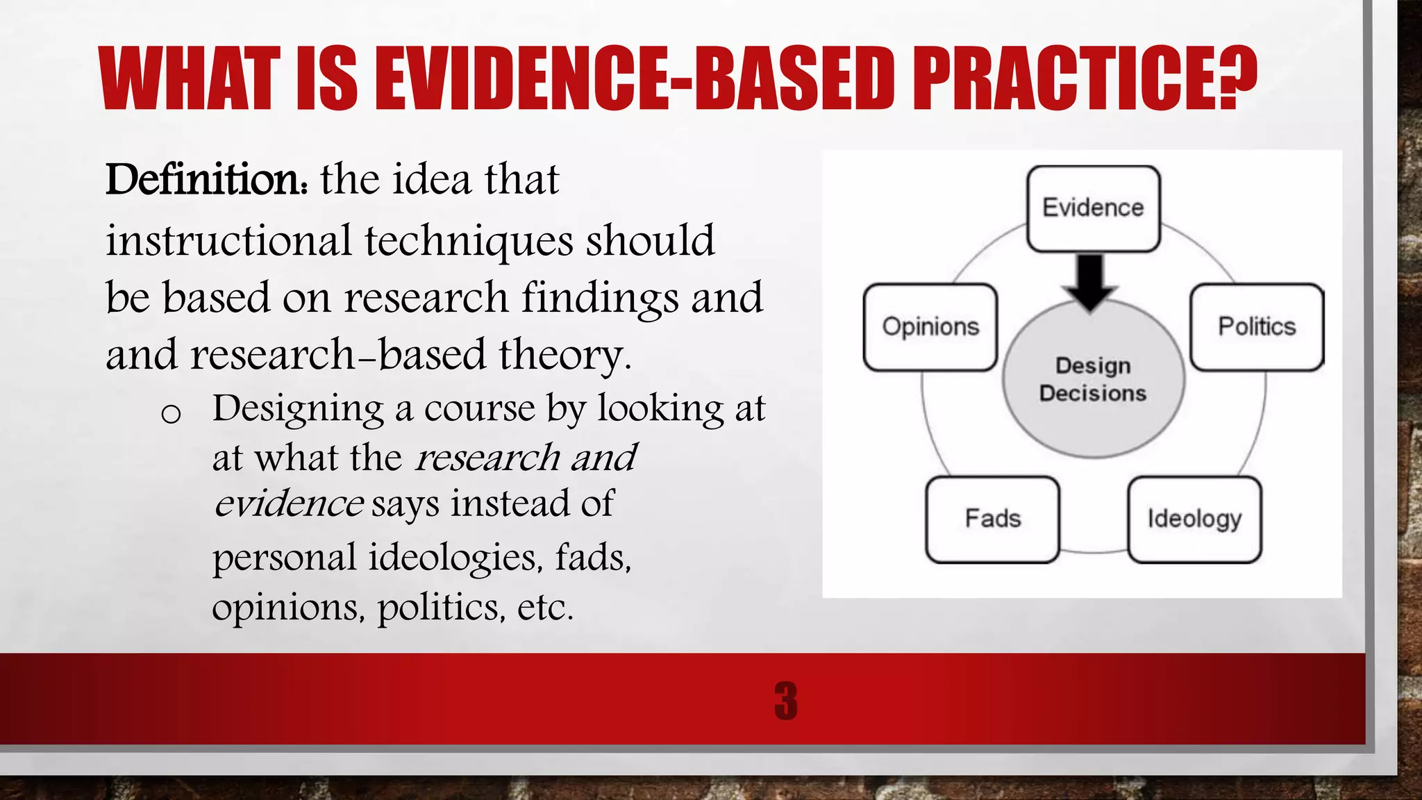 Chapter 3 Evidence-Based Learning | PPTX