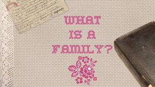 Chapter 3 family | PDF