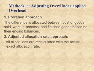 Chapter 3- final.ppt cost accumulation for job shop | PPT