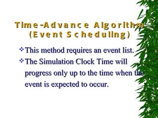 Chapter3 general principles of discrete event simulation | PPT