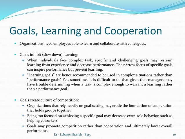 Chapter 3 - Goals Gone Wild The Systematic Side Effects of Overprescribing goal setting (1).pptx