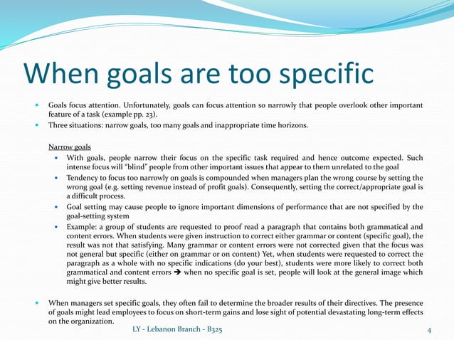 Chapter 3 - Goals Gone Wild The Systematic Side Effects of Overprescribing goal setting (1).pptx