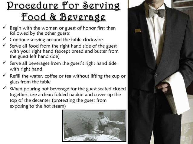 Chapter 3 guest handling procedure | PPT | Food Industry | Industries