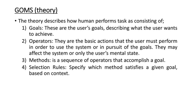 Chapter 3 - HCI Human Factors Cognition Perception.pptx | Artificial Intelligence | Technology ...