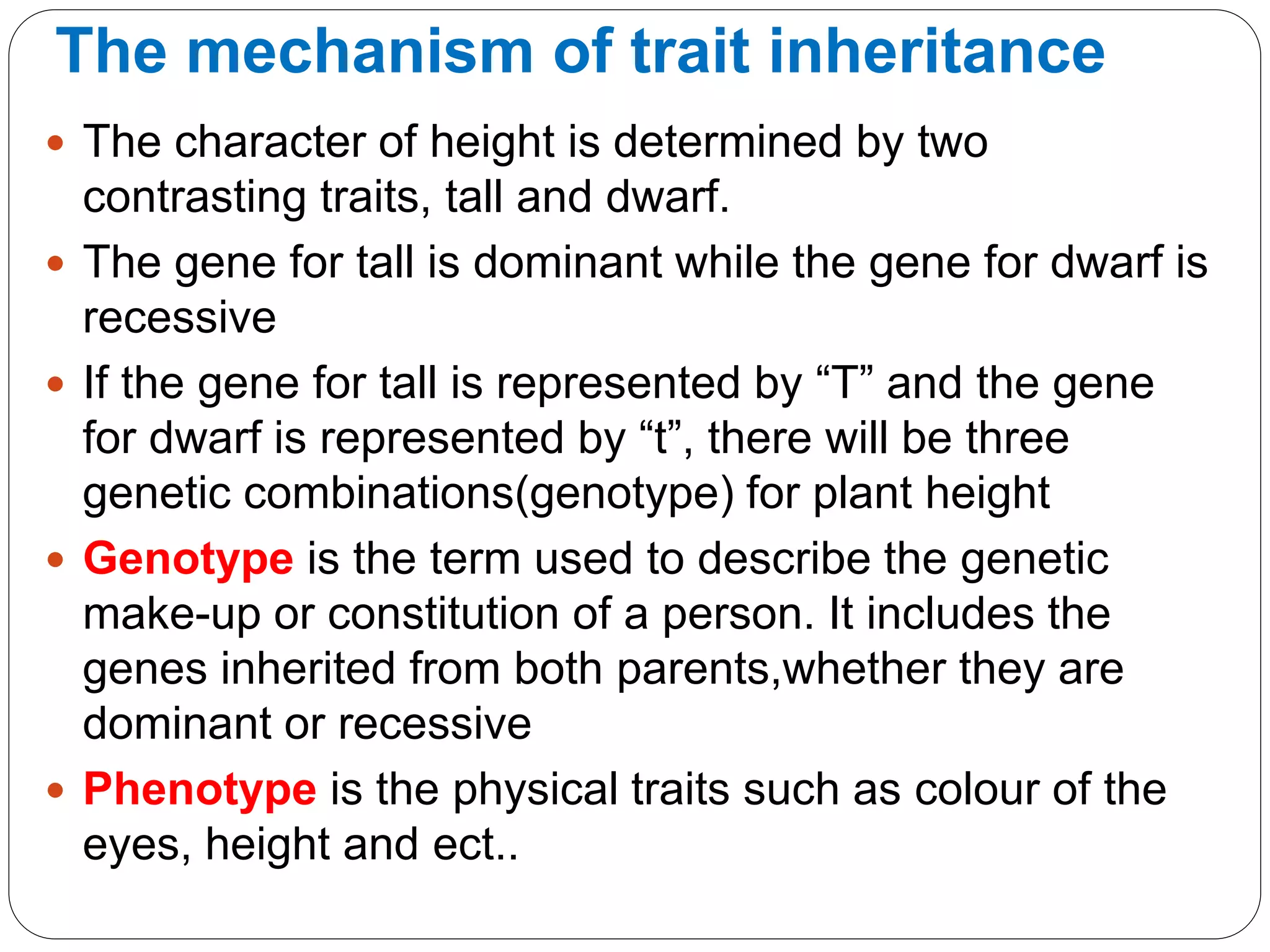 Chapter 3 heredity and variation | PPTX