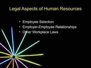 Chapter 3 human resources department | PPT