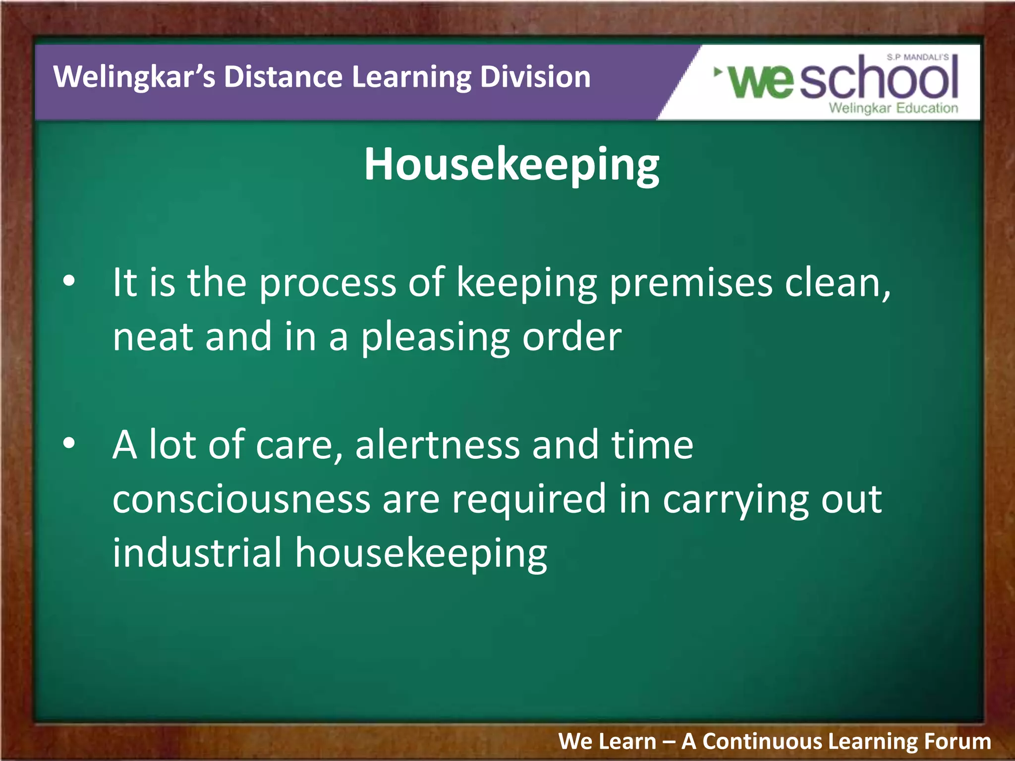 Industrial Housekeeping | PPTX