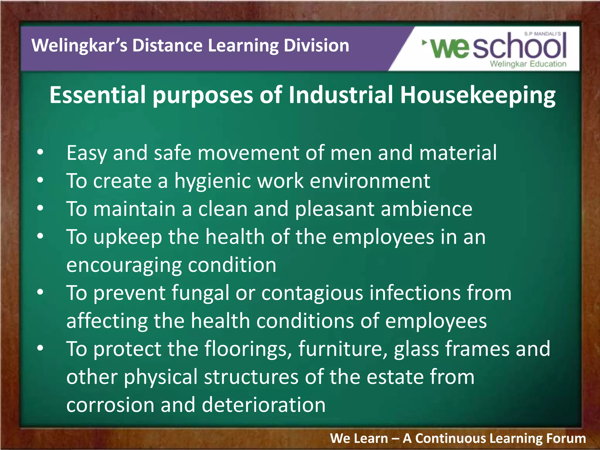 Industrial Housekeeping | PPTX