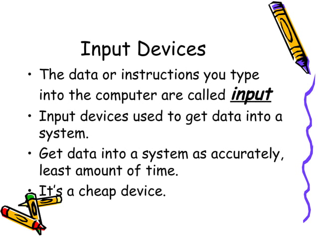 Chapter 3 input and out put devices | PPT | Computer Peripherals | Computing