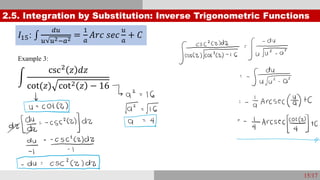 Chapter 3 - Integration of Trigonometric and Inverse Trigonometric ...