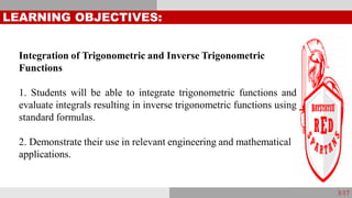 Chapter 3 - Integration of Trigonometric and Inverse Trigonometric ...