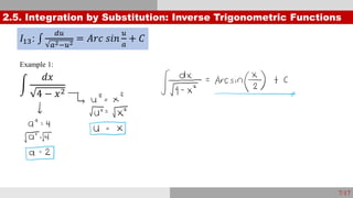 Chapter 3 - Integration of Trigonometric and Inverse Trigonometric ...