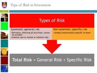 Chapter 3 Investment Return and Risks | PPTX