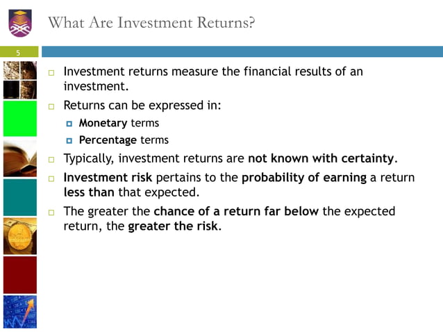 Chapter 3 Investment Return and Risks | PPTX