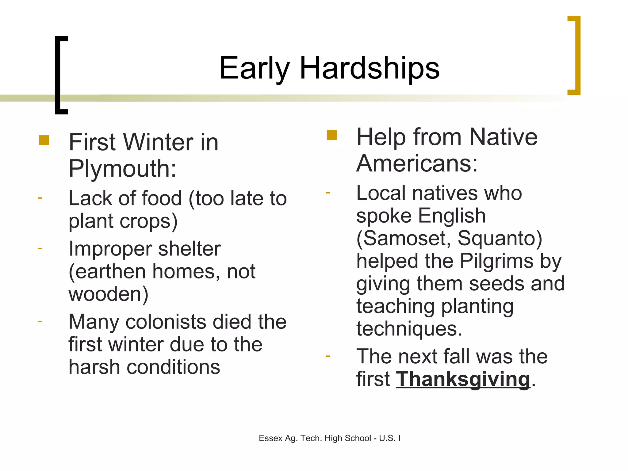 Chapter 3 Jamestown and Plymouth | PPT