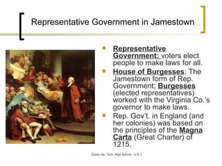 Chapter 3 Jamestown and Plymouth | PPT