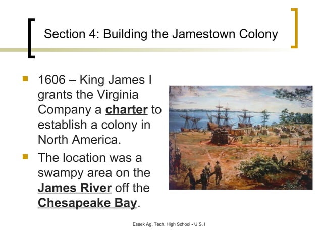 Chapter 3 jamestown and plymouth | PPT