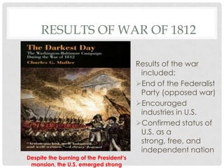 Chapter 3 jefferson and war of 1812 | PPTX