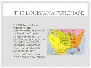 Chapter 3 jefferson and war of 1812 | PPTX