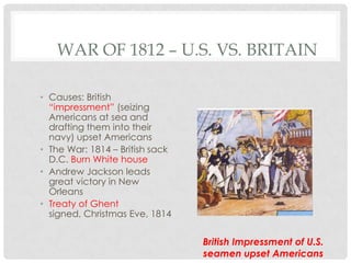 Chapter 3 jefferson and war of 1812 | PPTX