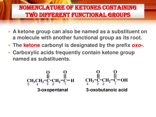 Chapter 3 ketone