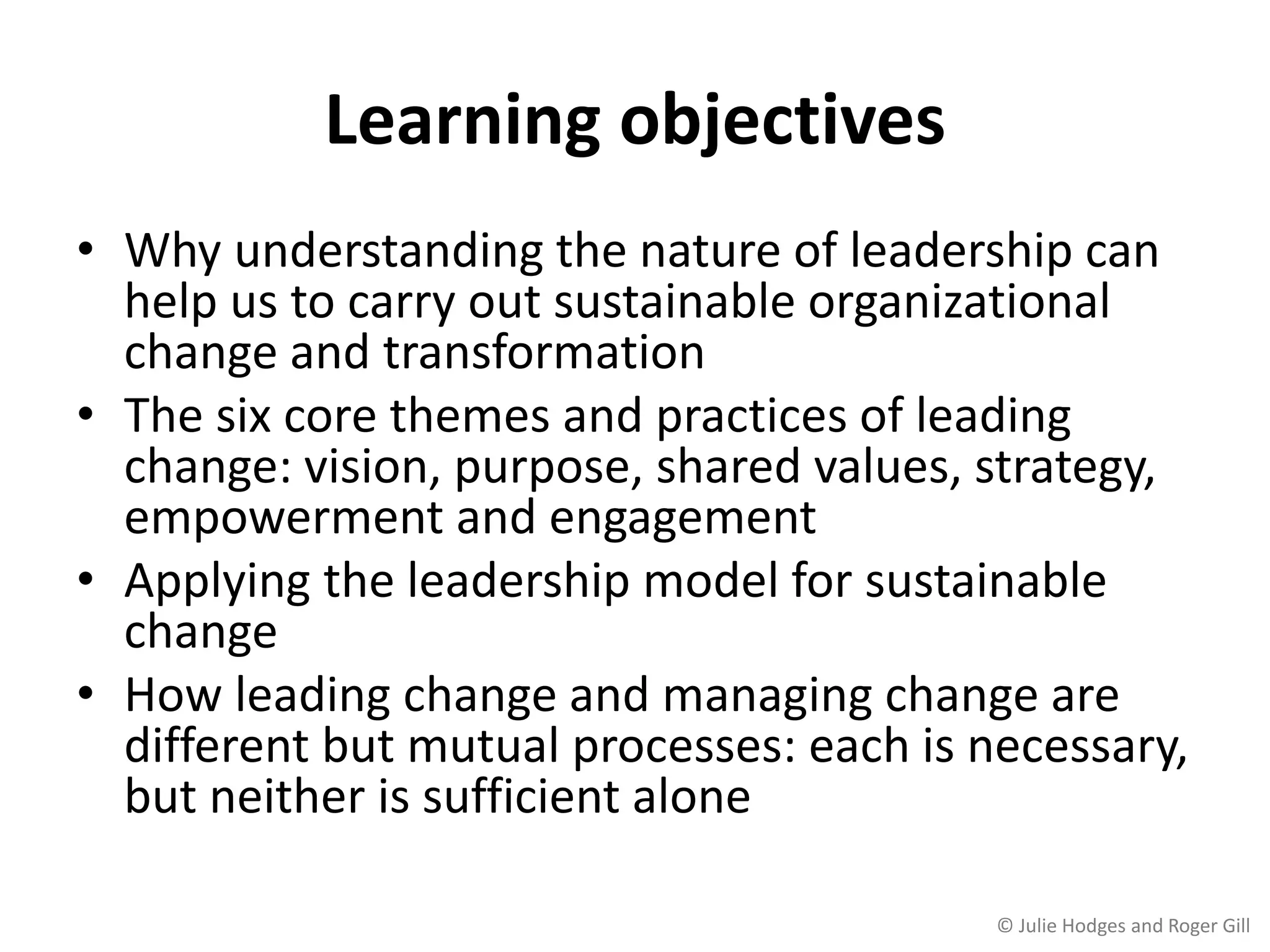 Chapter 3 leading change - power point slides | PPTX