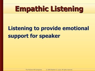 Chapter 3 - Listening | PPT