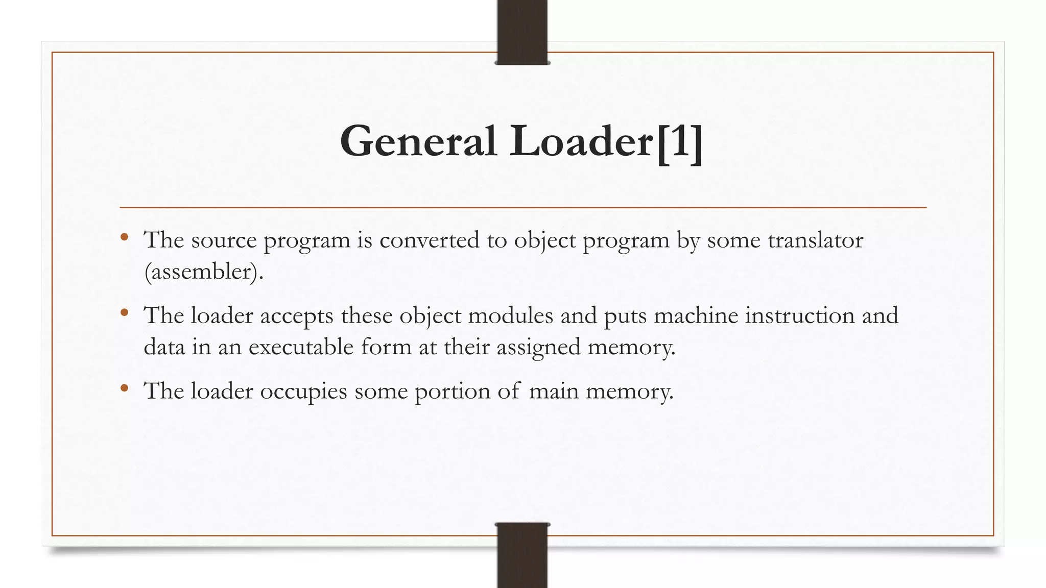 loaders and linkers | PDF
