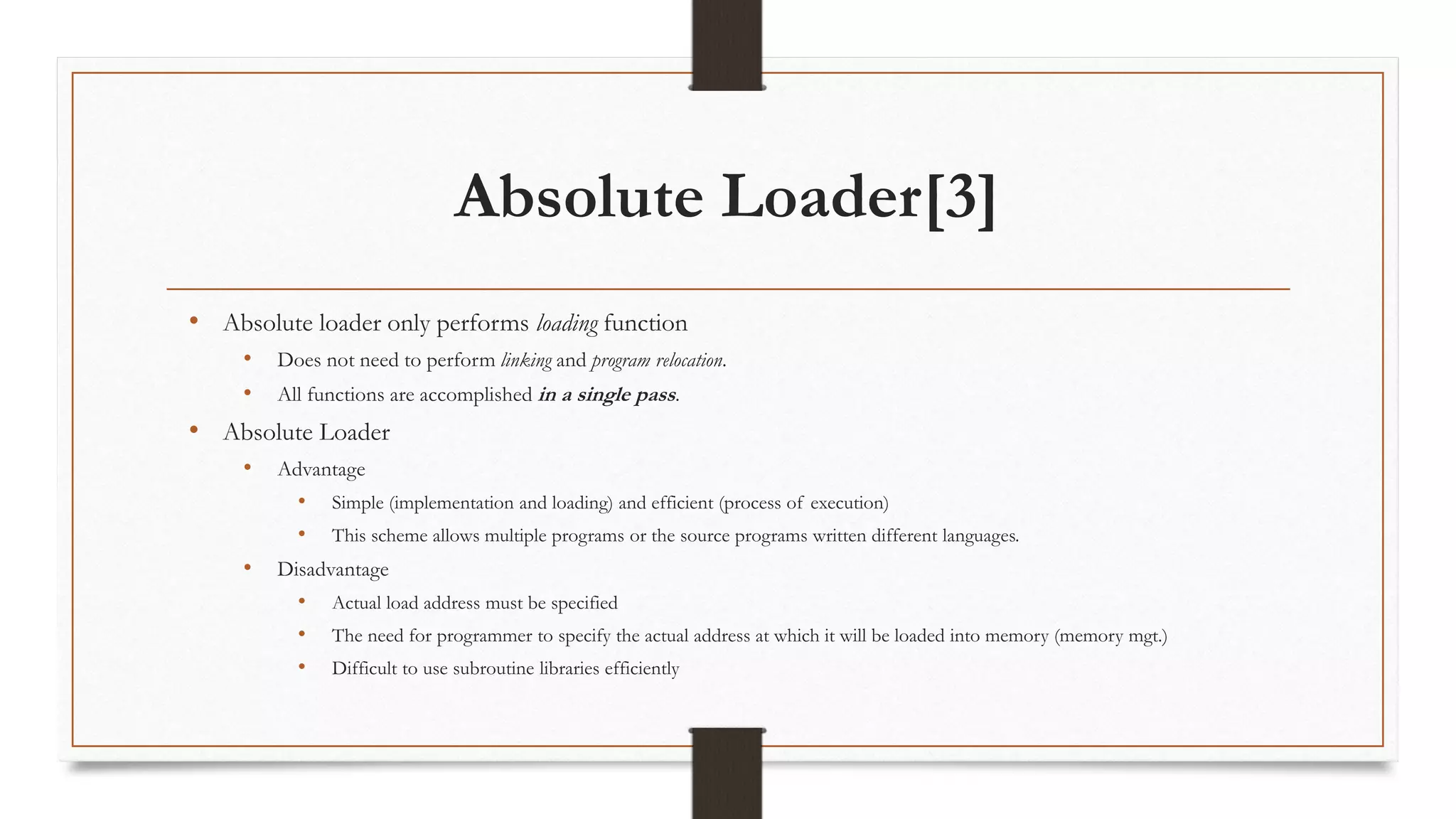 loaders and linkers | PDF