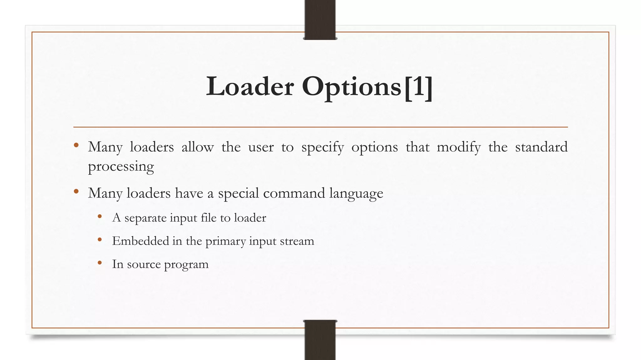 loaders and linkers | PDF