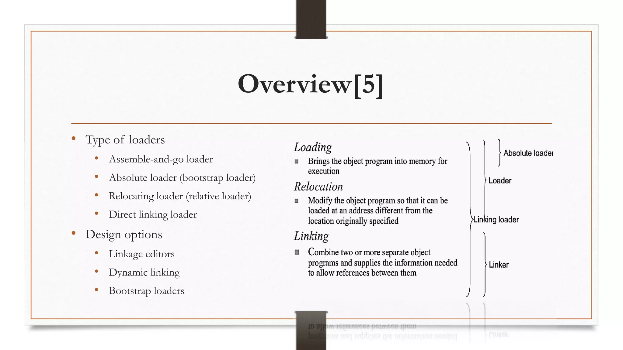 loaders and linkers | PDF