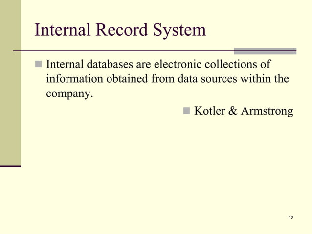 Chapter 3- Marketing Information System.pdf | Databases | Computer Software and Applications