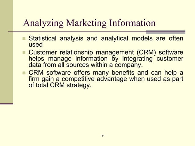 Chapter 3- Marketing Information System.pdf | Databases | Computer Software and Applications