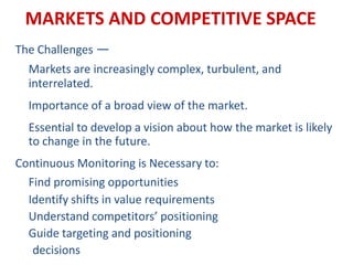 Chapter 3 - Markets and Competitive Space | PPTX