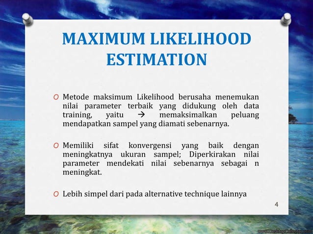 Chapter 3 maximum likelihood and bayesian estimation-fix | PPTX